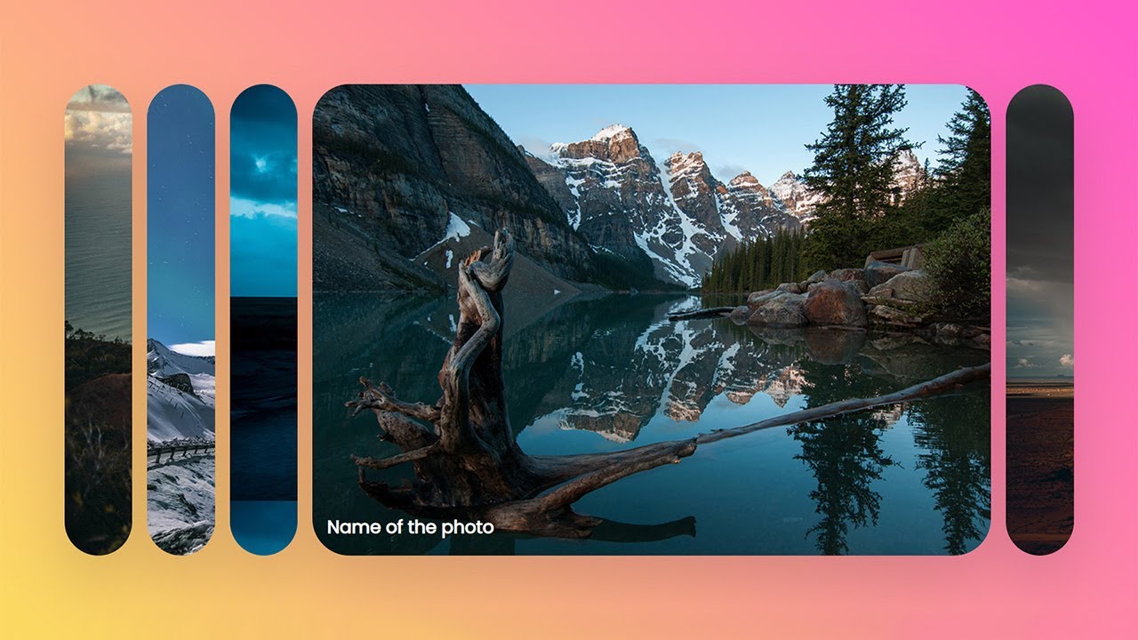 How to Design Expanding Cards Using Html Css Js | Expanding Cards