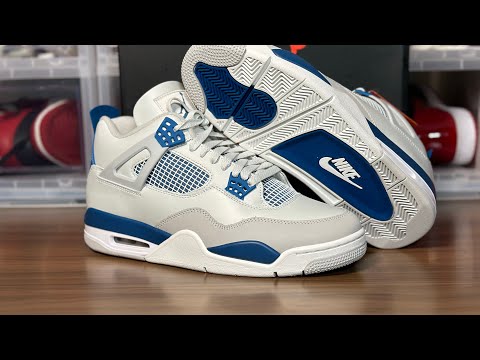 AJ 4 Military Blue Review (3rd Party)