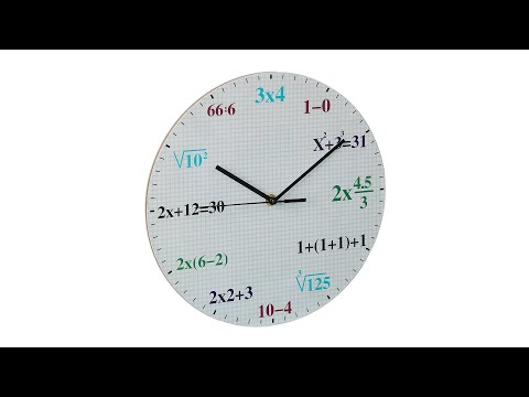 Wanduhr mit mathematischen Formeln kaufen | home24