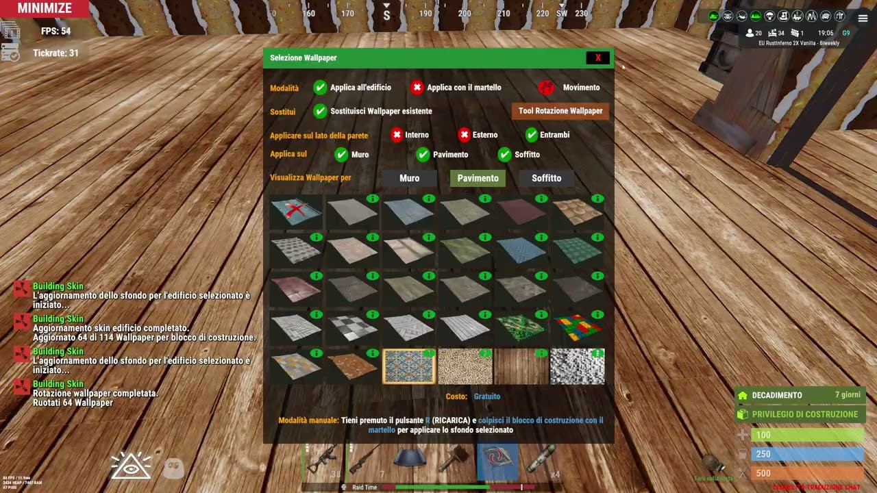 Rust Plugin BuildingSkin V3 - Example 3 - By Scalbox