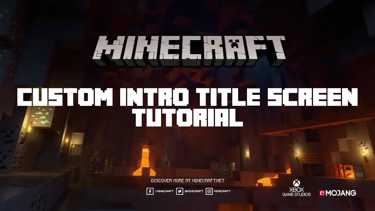 Minecraft 1.21: Custom Animated Game Launch And Main Menu Tutorial