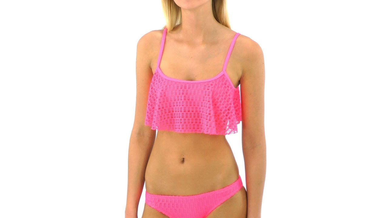 Roxy Women's Sweet Terrain Cropped Tankini Top | SwimOutlet.com