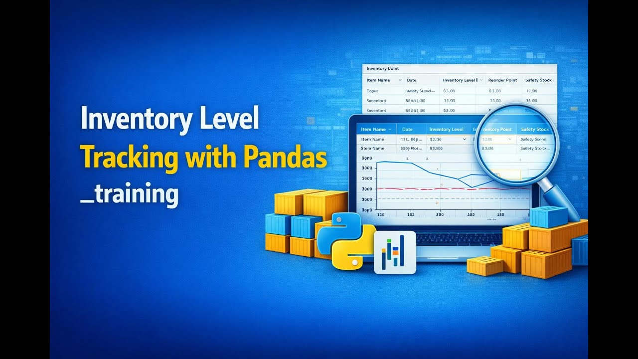 Inventory Level Tracking with Pandas_training