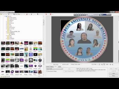 how to save logo @ photoscape round crop