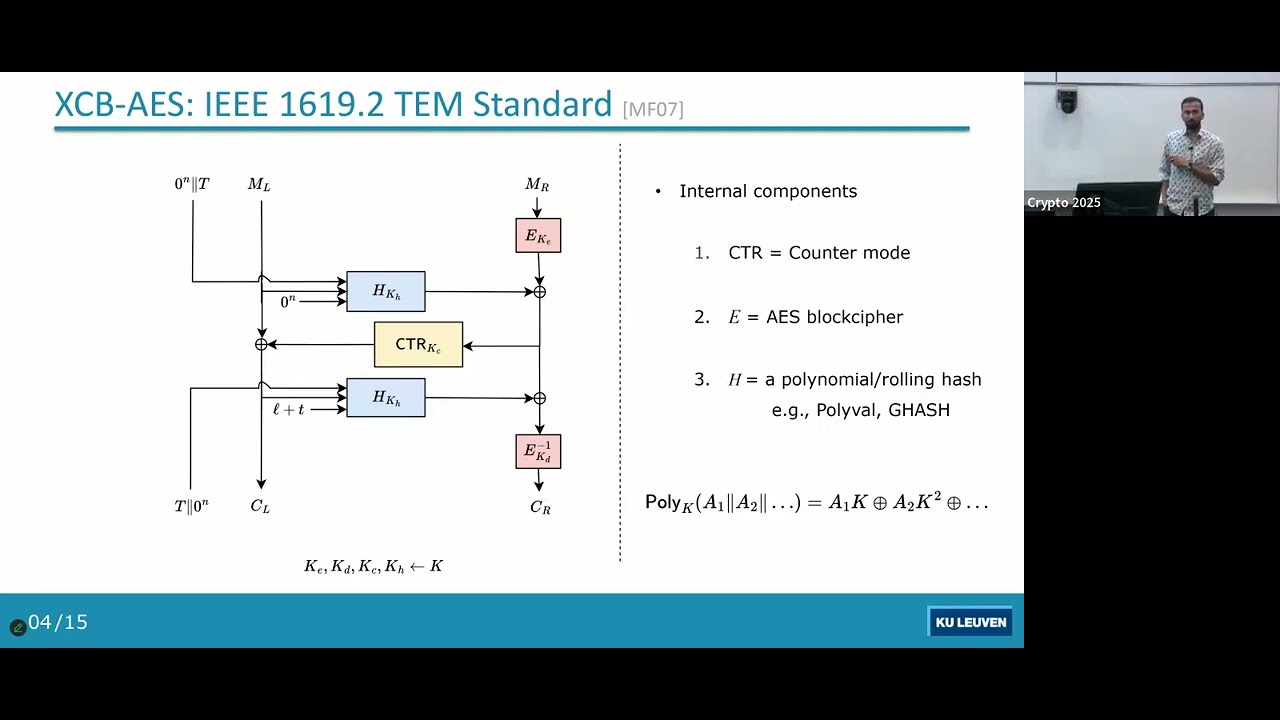Cryptanalysis I (Crypto 2025)