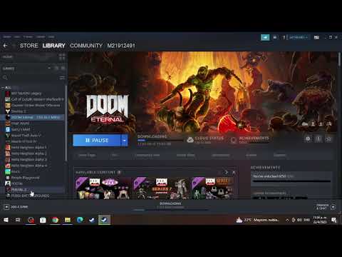Downloading Doom Eternal In Steam Without Downloading With Website With Dollar Games But Free