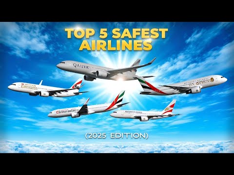 ✈️ Top 5 Safest Airlines in 2025: Is Your Favorite Airline on the List? 🚀🔍