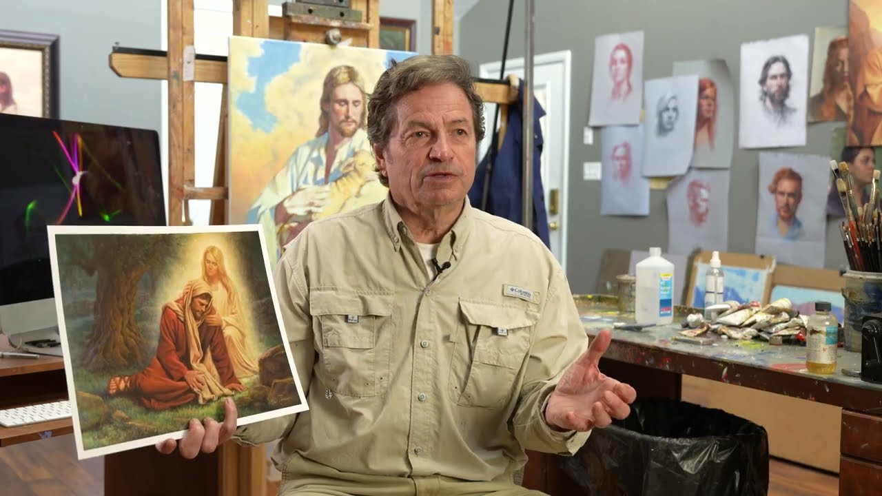 Artist Del Parson on his painting 'Heavenly Mother'