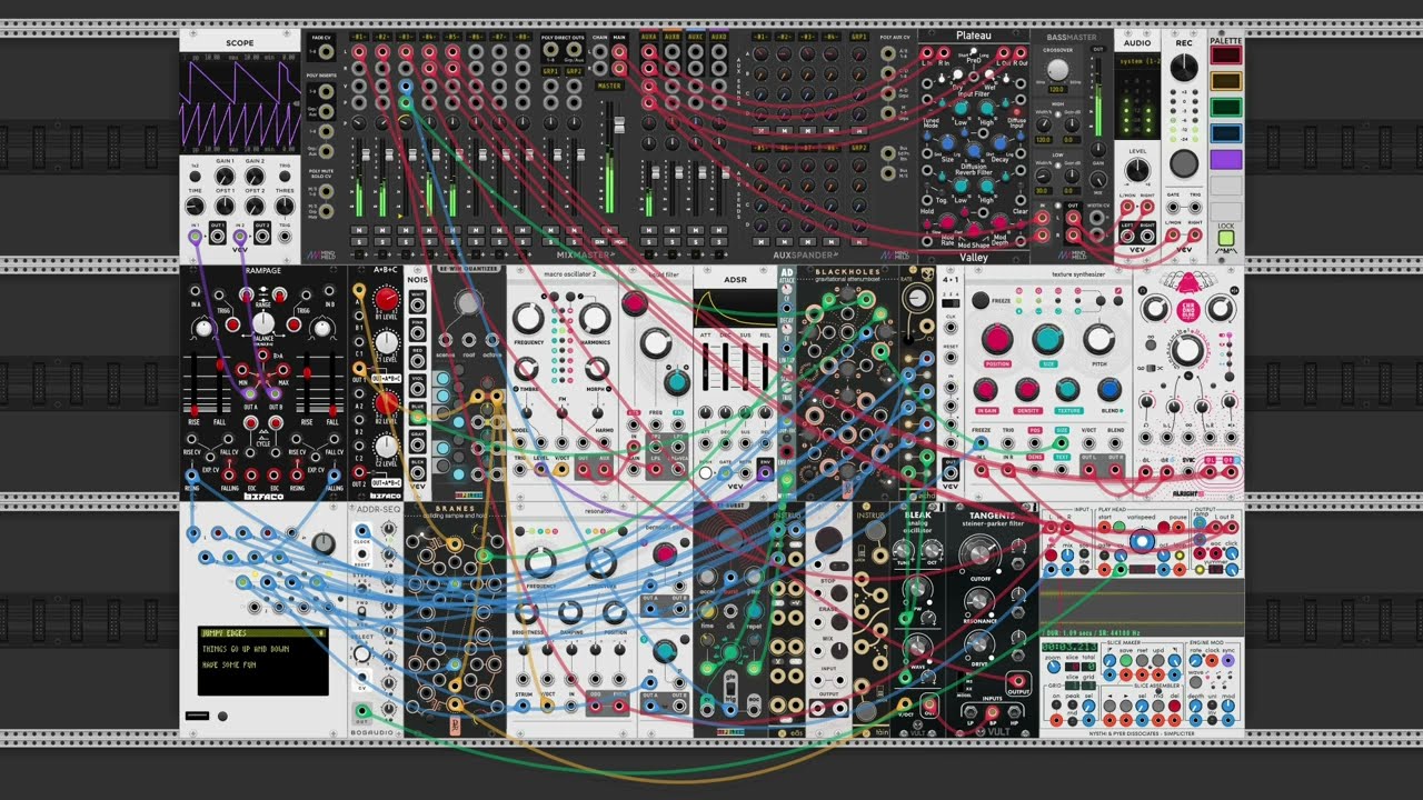 Teletype Study #1 (Jumpy Edges) | VCV Rack Ambient Teletype