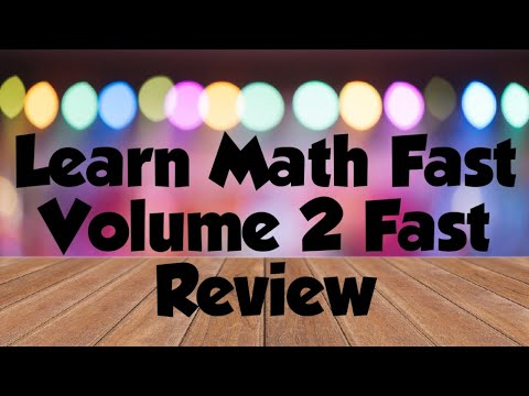 Learn Math Fast Volume 2 (Fast Review)