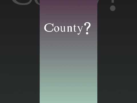 county meaning #shorts