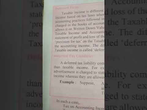 Deferred tax liability