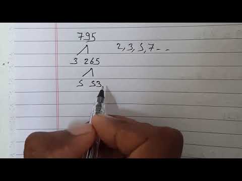 factor tree of 795 | prime factor tree |