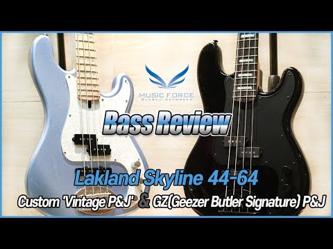 Lakland Skyline 44-64 Geezer Butler Signature Bass-Black | Reverb