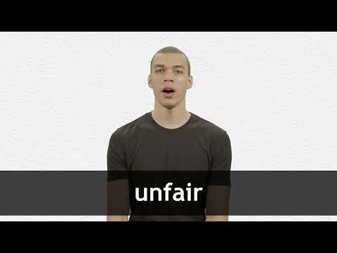 UNFAIR definition and meaning | Collins English Dictionary
