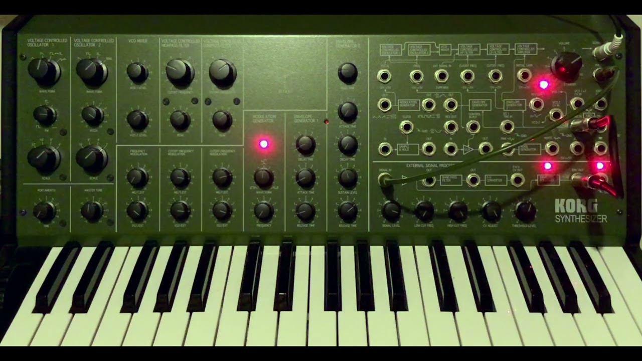 Korg MS-20 | 142nd self-playing patch #2WireChallenge