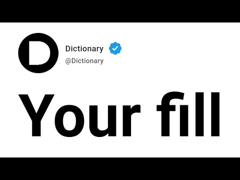 Your fill Meaning In English