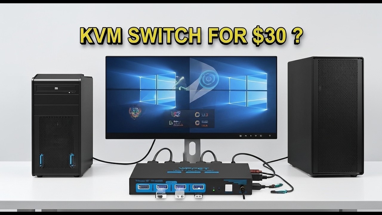 a $30 KVM switch... that actually works? (4K 60Hz)
