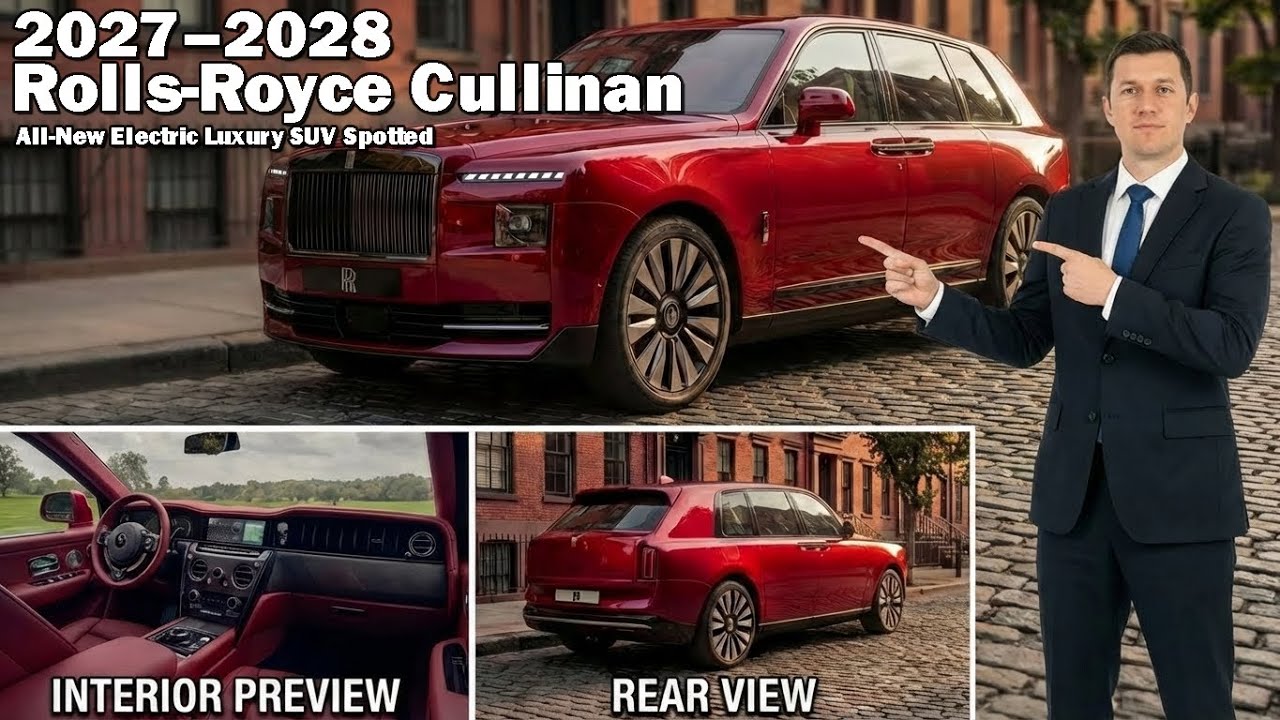 2027–2028 Rolls-Royce Cullinan: All-New Electric Luxury SUV Spotted