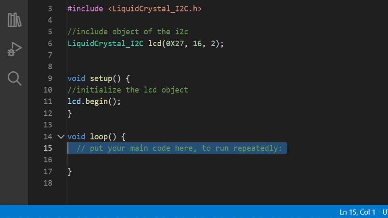 How to code the LCD to print Hello World in 1:16sec