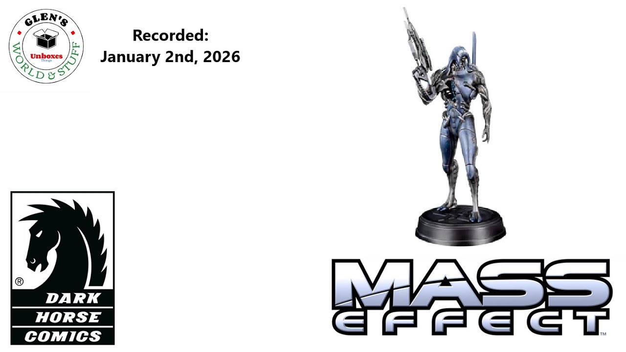 Unboxing Dark Horse Comics Mass Effect Legion Statue
