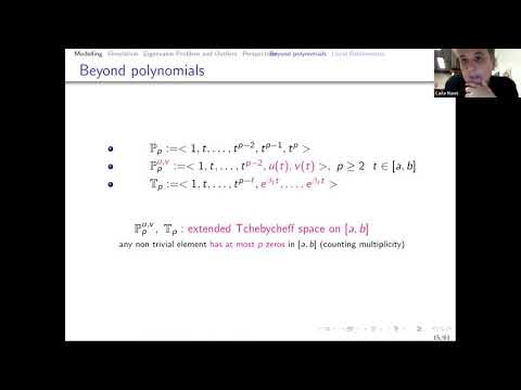 Carla Manni, "Tchebycheffian B-splines in Isogeometric Analysis"