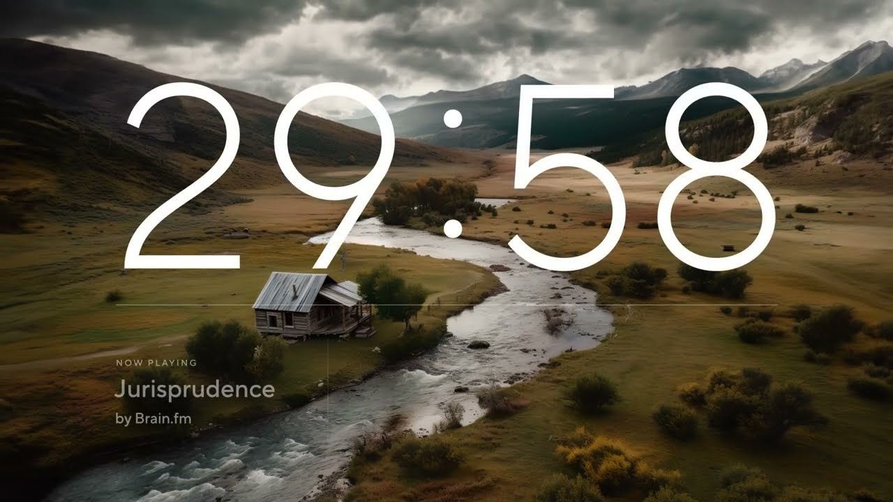 30 Minute Focus - Jurisprudence ⚡ Brain.fm ⚡ Music for Study and Concentration