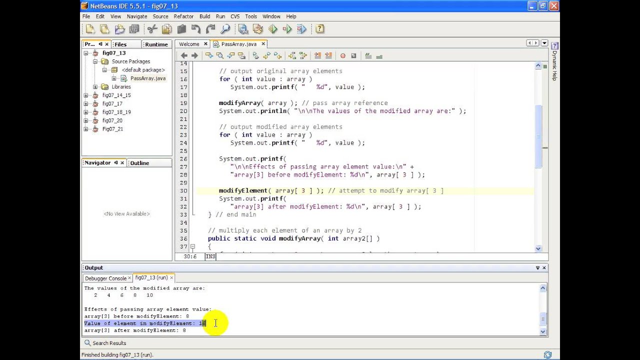 F1L6@6 PassArray java   passing arrays to methods