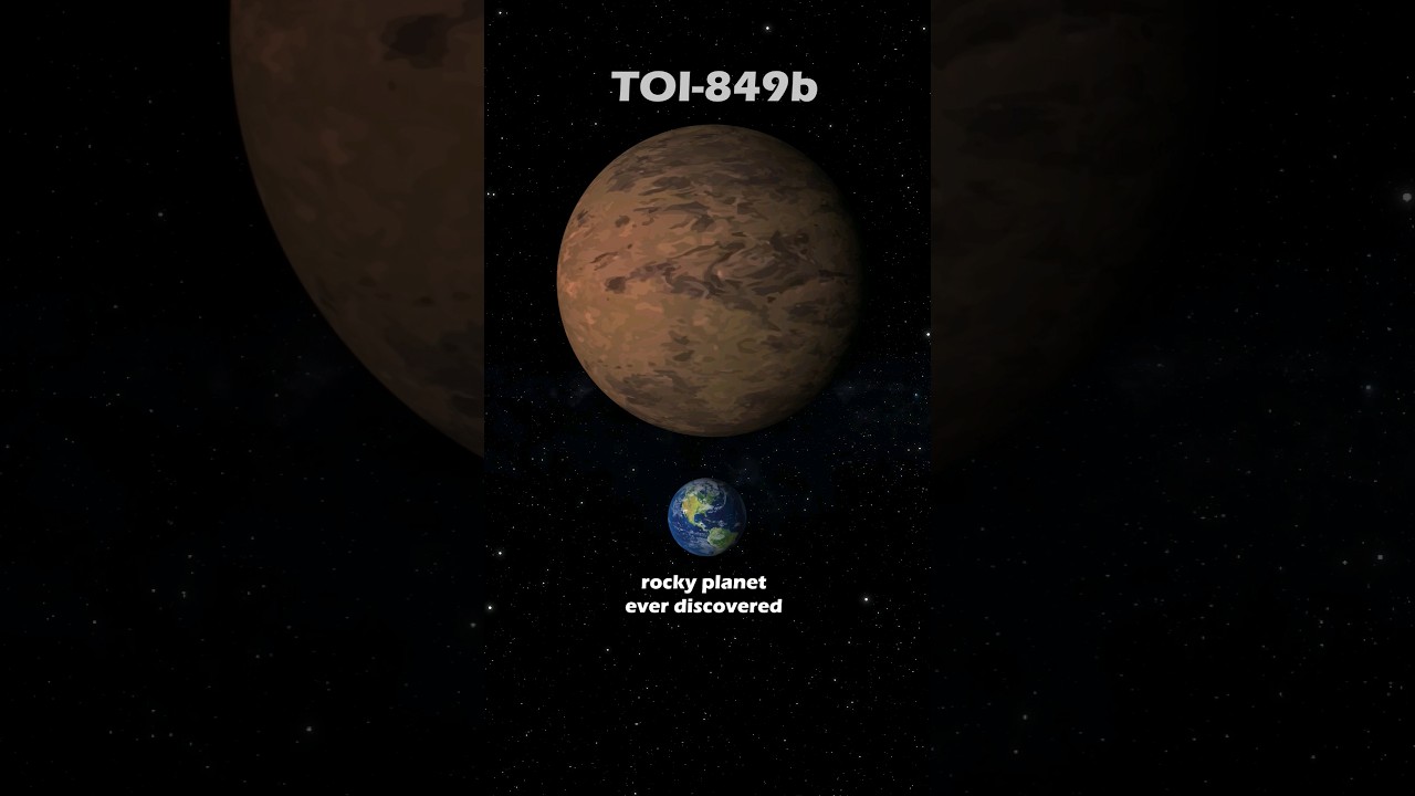 LARGEST Rocky Planet Discovered... #shorts #space #planet