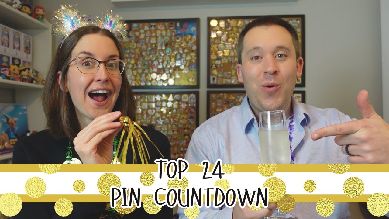 Our Disney Pin Collection - Top 24 For 2024 Pin Countdown 🎉