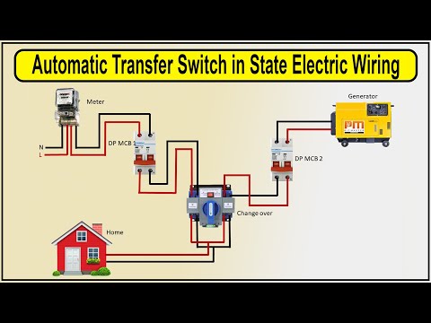How To Make Automatic Transfer Switch in State Electric Wiring Diagram | ATS