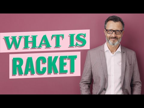 Racket | Meaning of racket