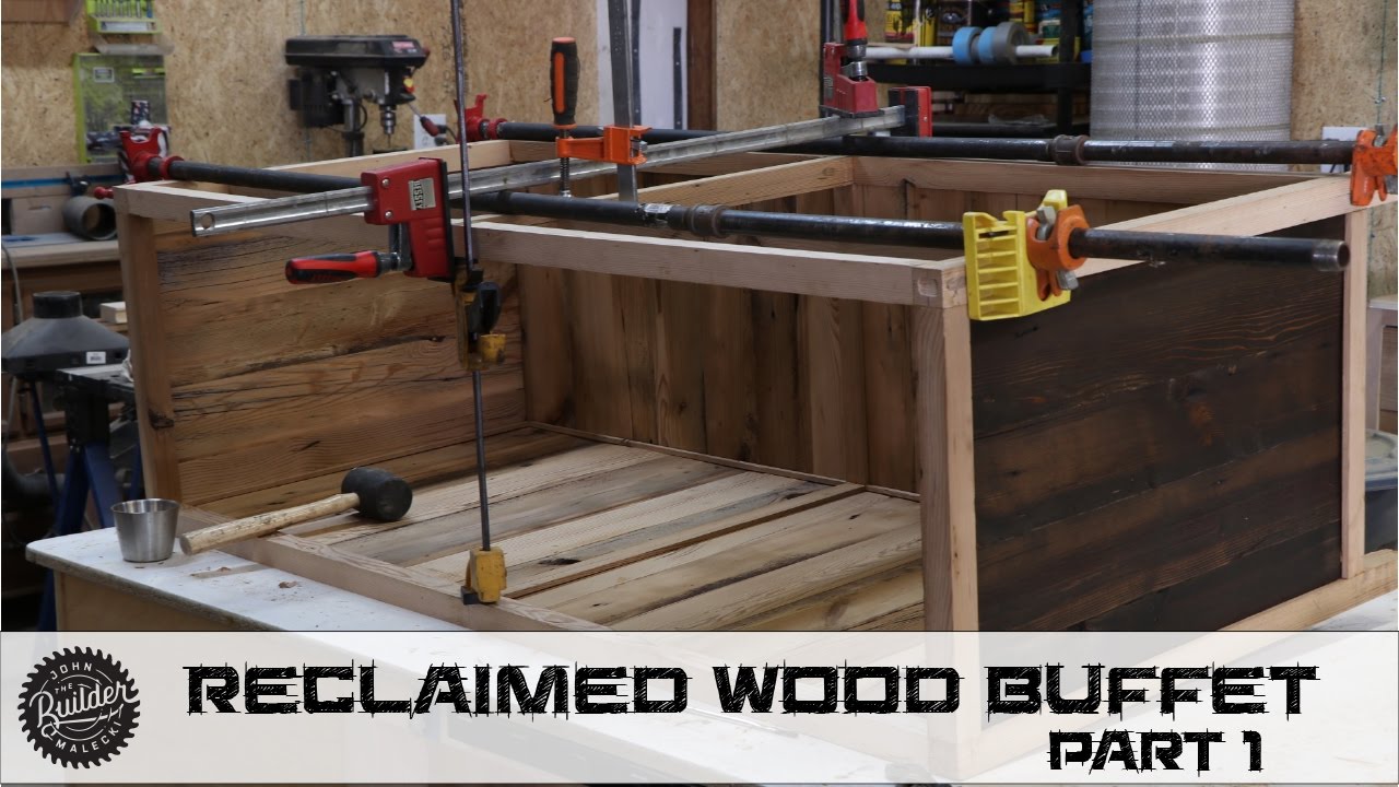 How To Build A Reclaimed Wood Buffet - Part 1