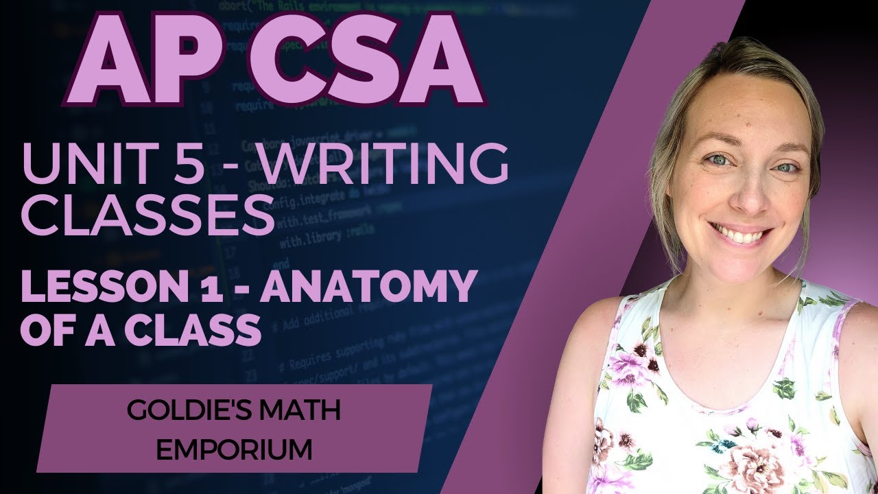 AP CSA - Unit 5: Writing Classes – Lesson 1: Anatomy of a Class
