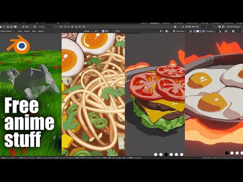 Free anime projects lets break them down in blender