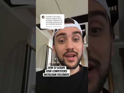 How to scrape your competitors Instagram followers #leadgeneration #instagramtips #leadscraper