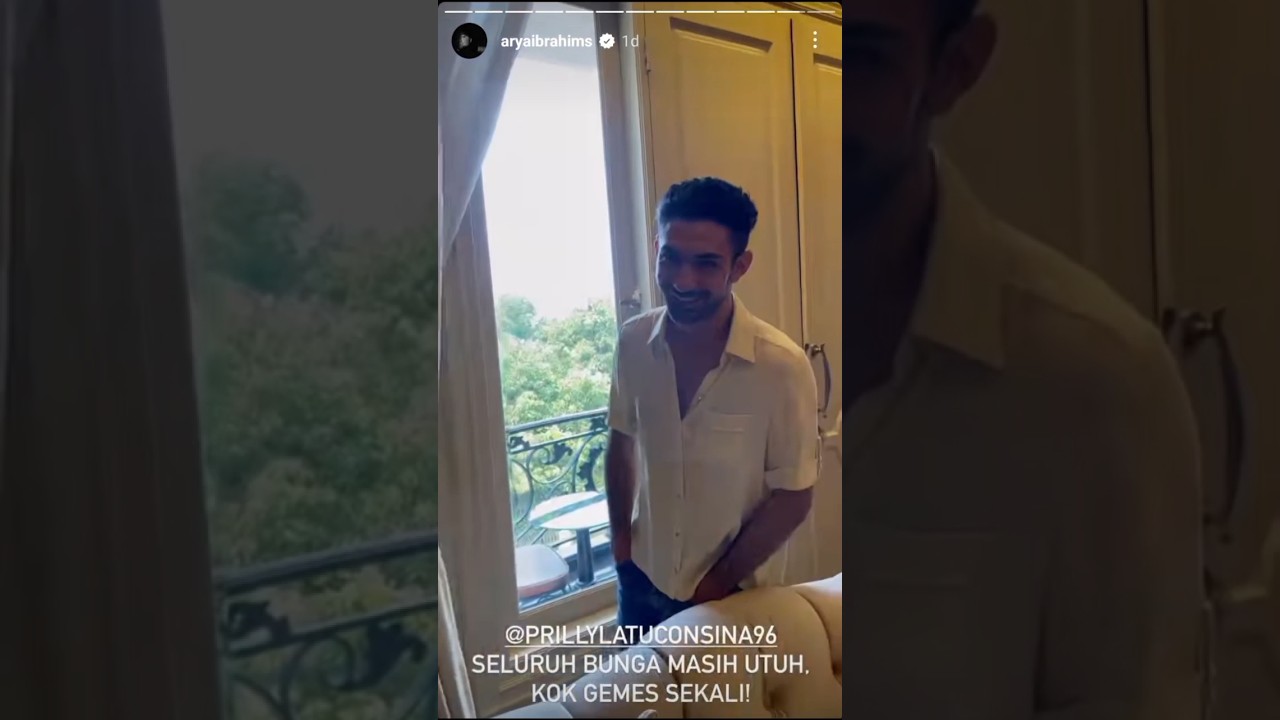 Seluruh Bunga Dari Reza Rahardian Masih Disimpan Utuh Oleh Prilly Meski Sudah Kering #shortsviral