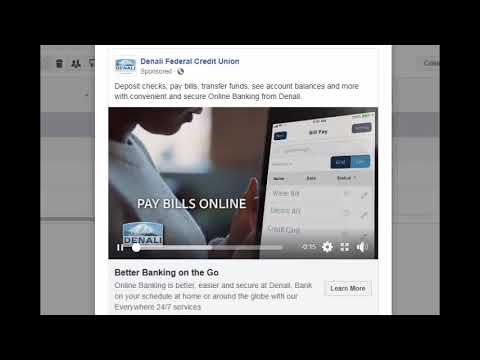 Everywhere 24/7 Facebook - Online Banking ad