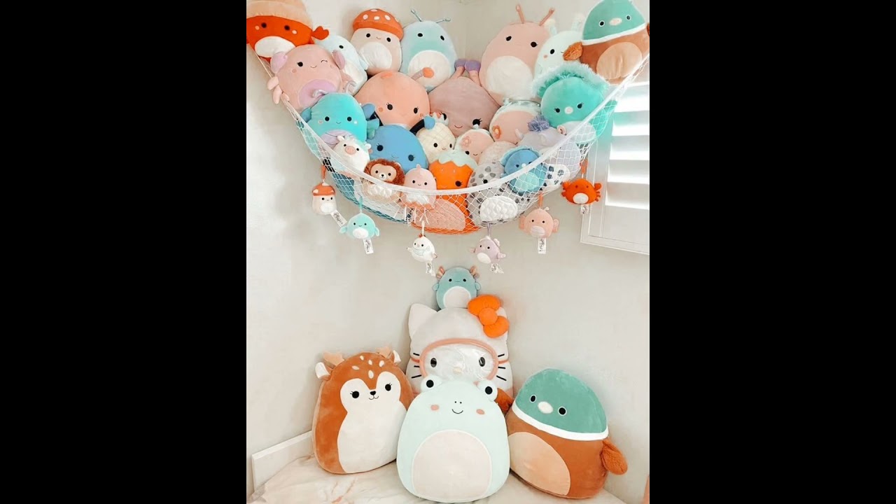 Ways to Store your Squishmallows💖 #squishmallows #taylorswift #erastour #aesthetic #shorts