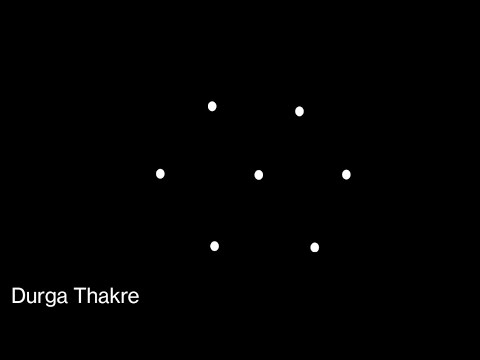 3 simple Ganesh festival rangoli designs with dots | Ganesh utsav multicolored traditional rangoli |