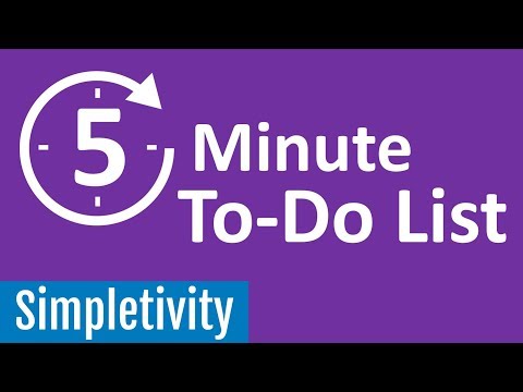 5 Minute To-Do List ☑️ (Guided Productivity)