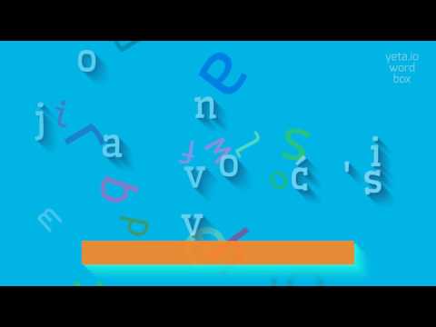How to say "jovanović's"! (High Quality Voices)