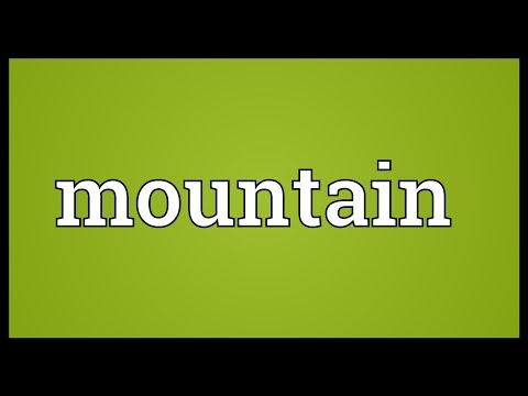 Mountain Meaning