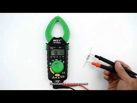 MEET - Pocket Size AC / DC Clamp Meter MS-37BDFE - 6000 count multimeter, Current & Voltage tester