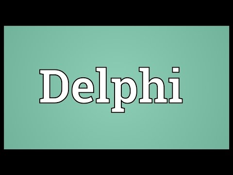 Delphi Meaning