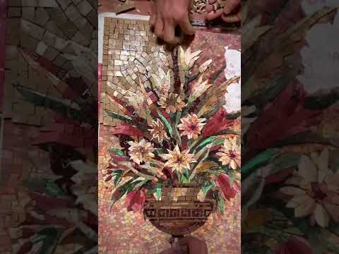 Mosaic Flowers in Bloom