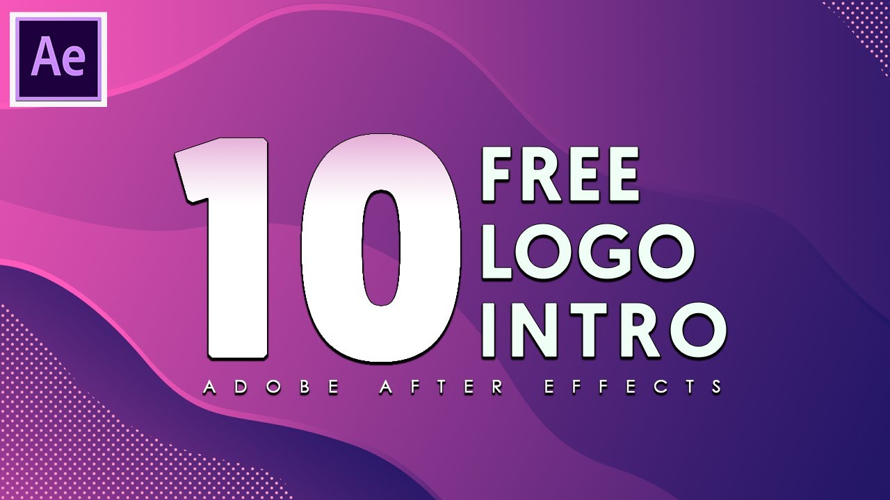 10 Best Intro Logo After Effects Templates Animation Free