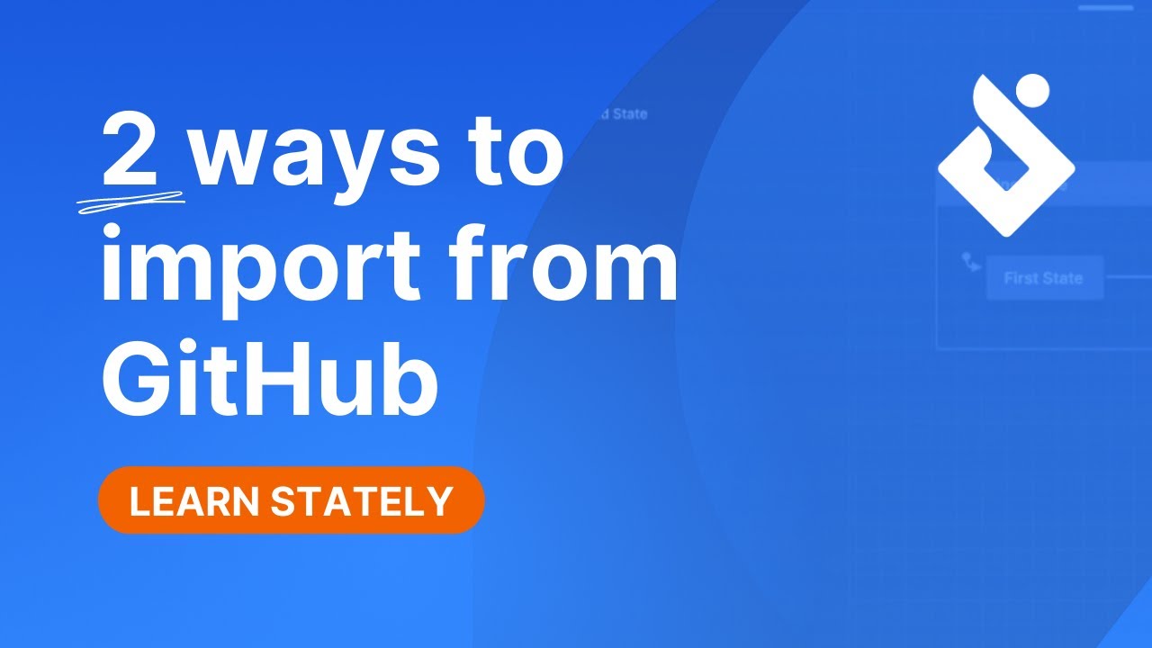 2 ways to import from GitHub