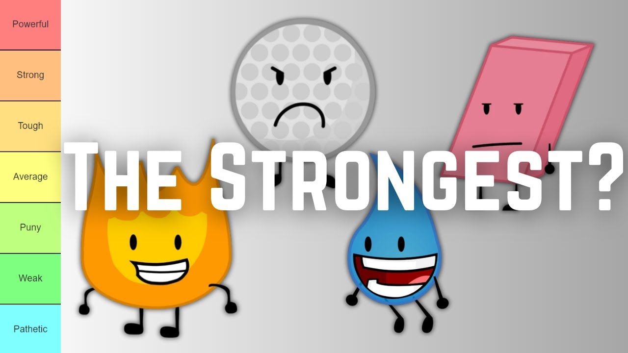 Which BFDI Contestant Is The Strongest?