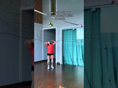 Pov: você vai jogar vôlei na educação física na escola #shorts #youtubeshort #seinscreve #fy #volei